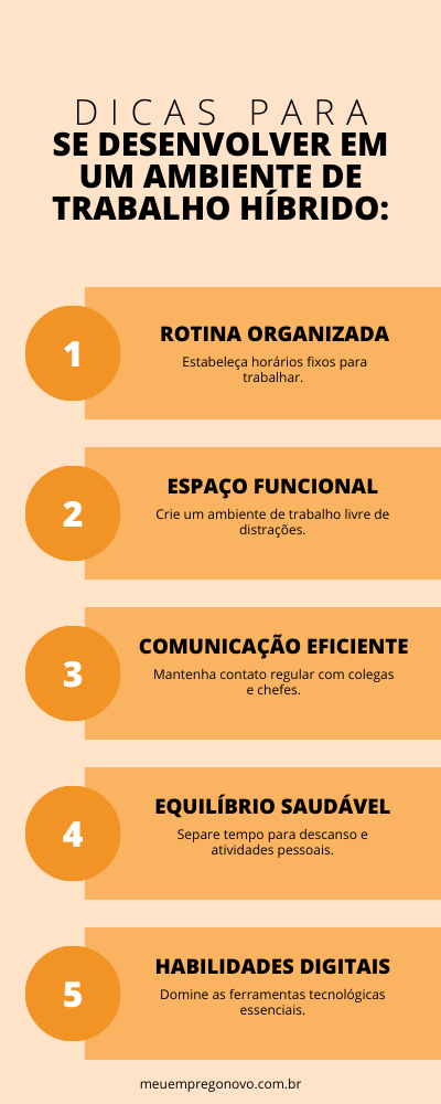 Trabalho Híbrido: O Futuro da Produtividade - MEU EMPREGO NOVO